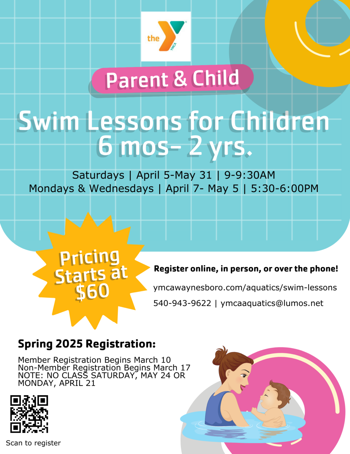 Swim Lesson - Waynesboro Family YMCA